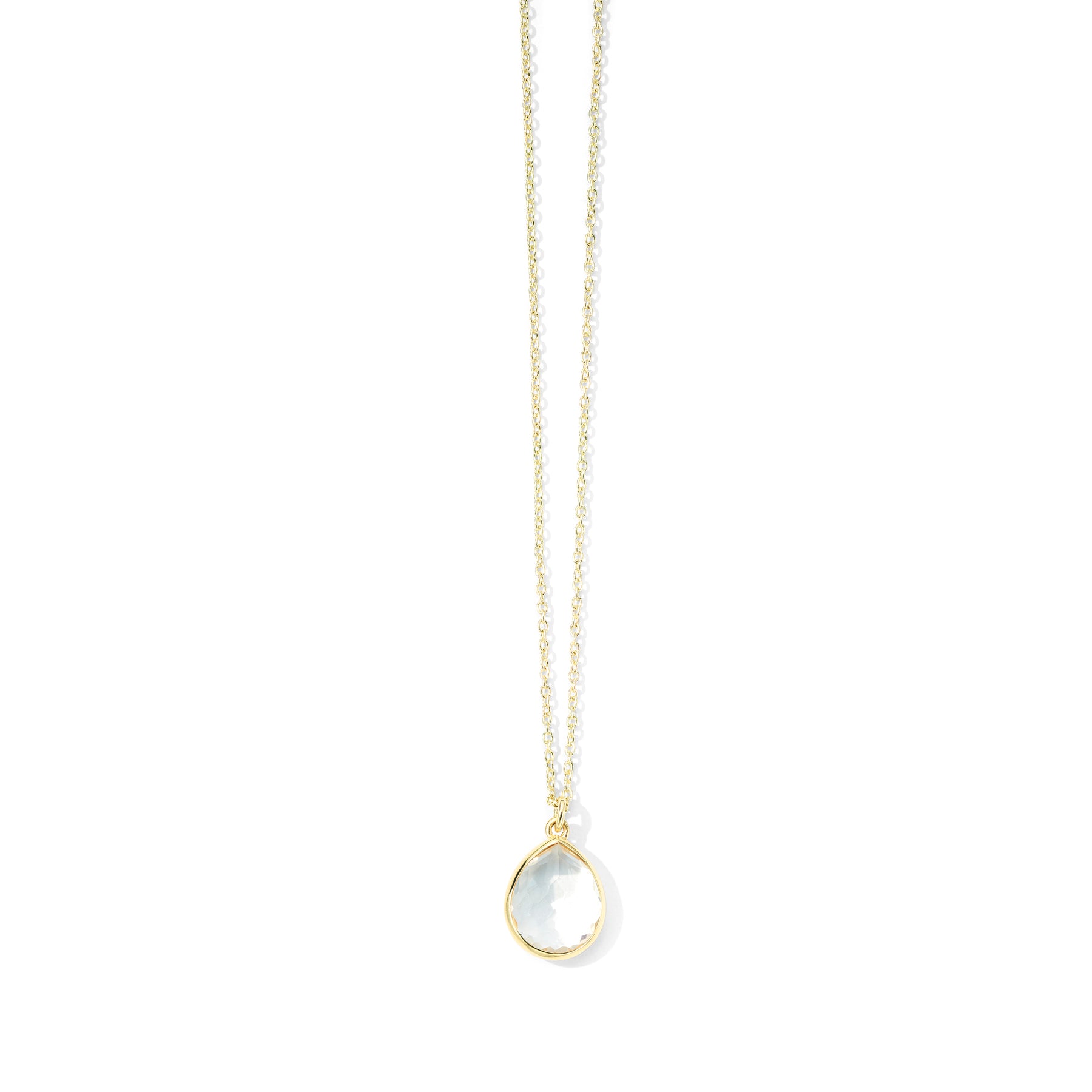 Mini Teardrop Pendant Necklace in 18K Gold – IPPOLITA